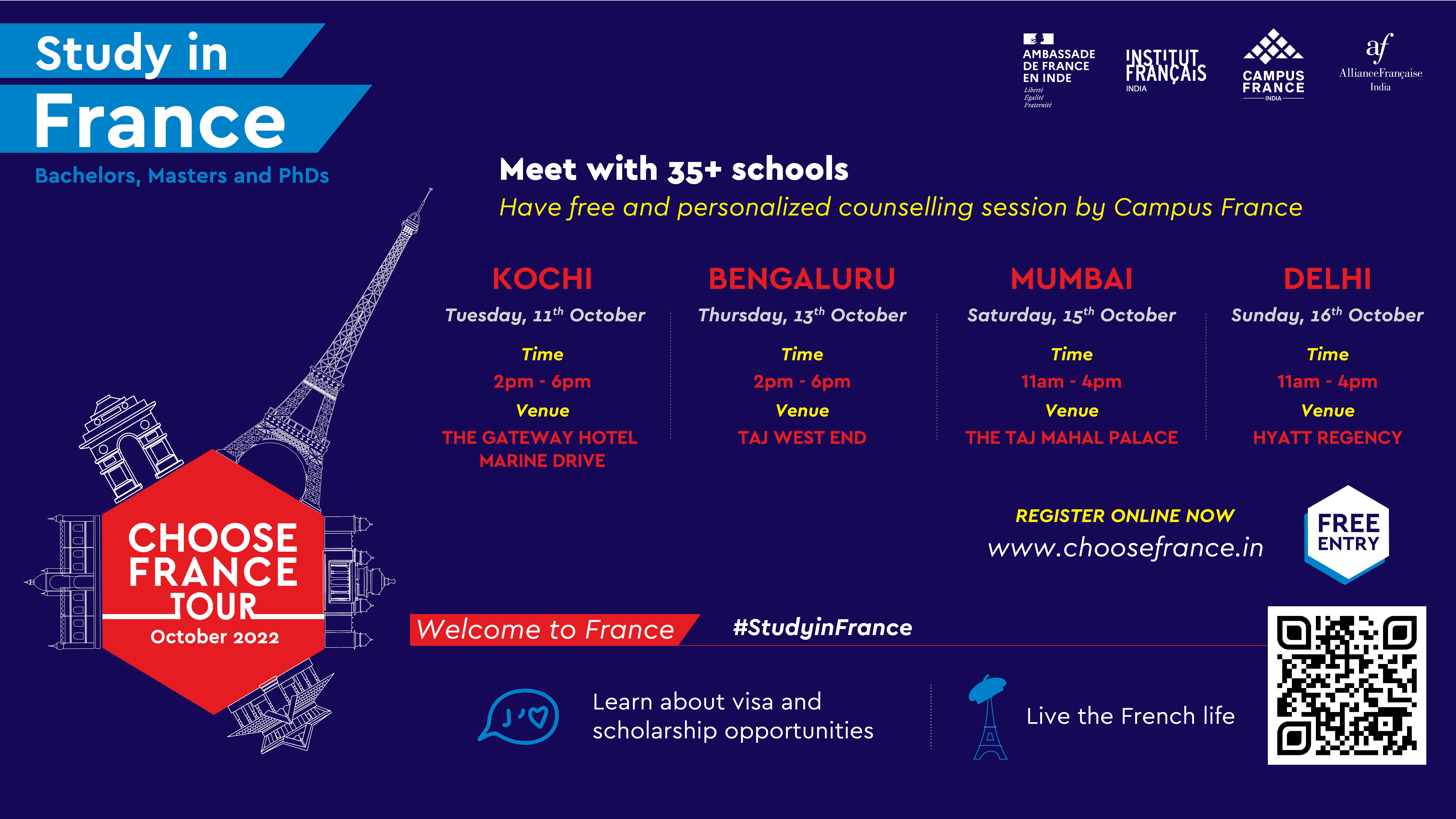Choose France Tour - Campus France - India | Excelia Choose France Tour - Campus France - India | Excelia
